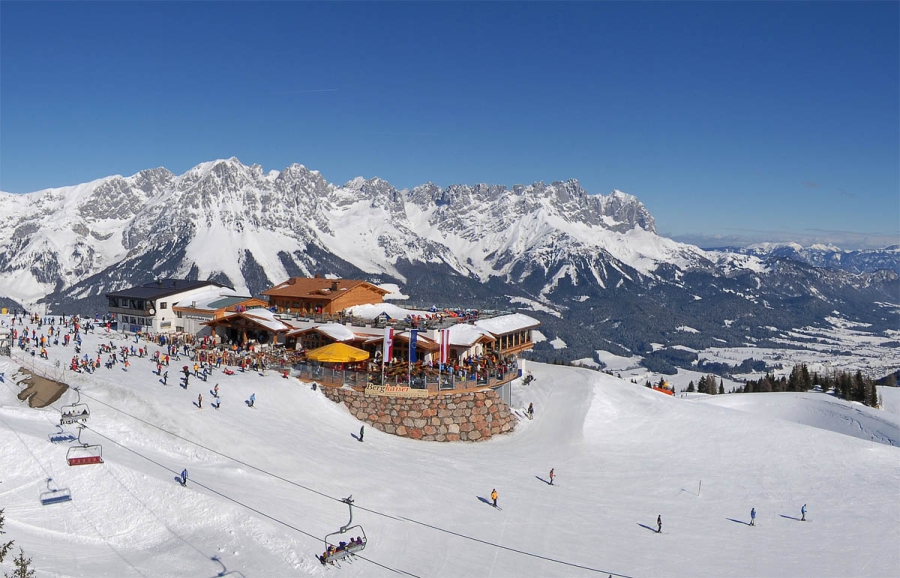 Wintersport Ellmau - Dorp in Oostenrijk