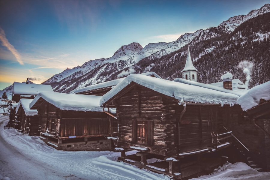 Wintersport Kippel - Dorp in Zwitserland