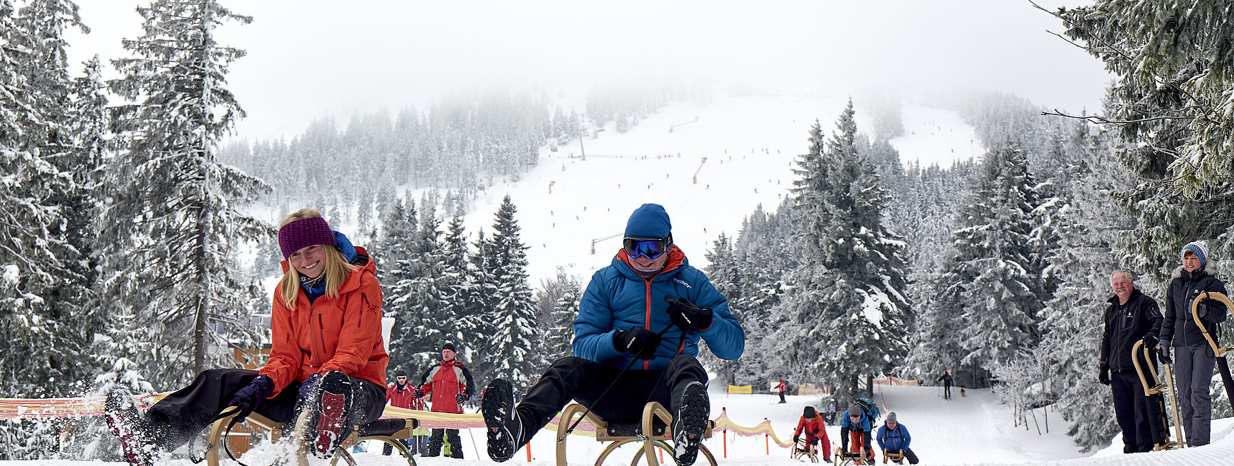 Wintersport Bayerisch Eisenstein - Dorp in Duitsland