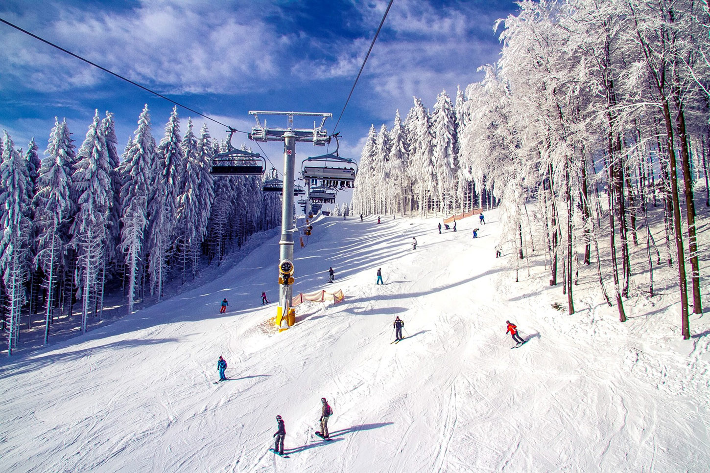 Pistekaart Skiliftkarussell Winterberg