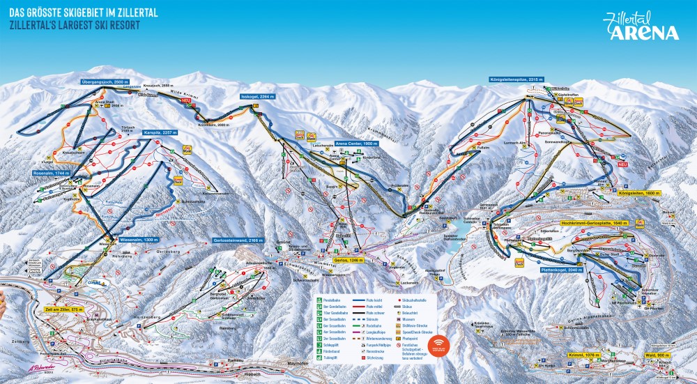 Gerlos & Königsleiten: Populaire wintersportdorpen in de Zillertal Arena