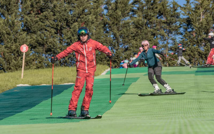 Leren skiën in Nederland